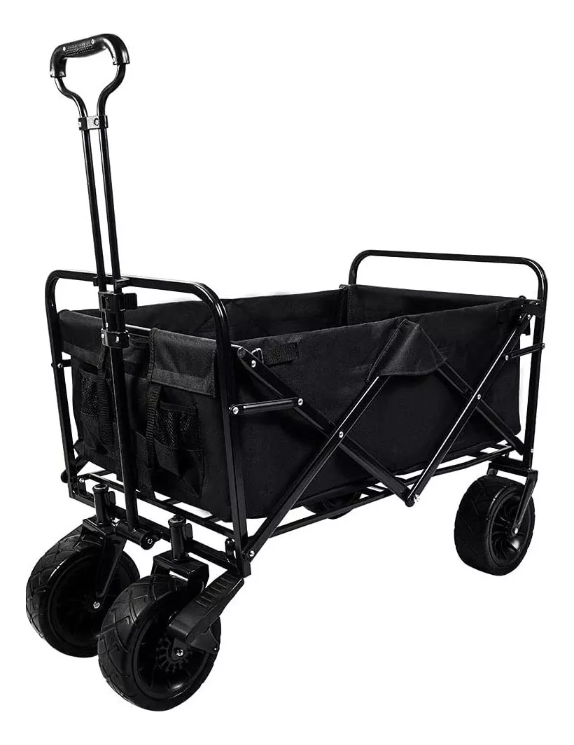 Carro De 4 Ruedas Plegable Para Compras Y Camping Soporta hasta 100kg ...